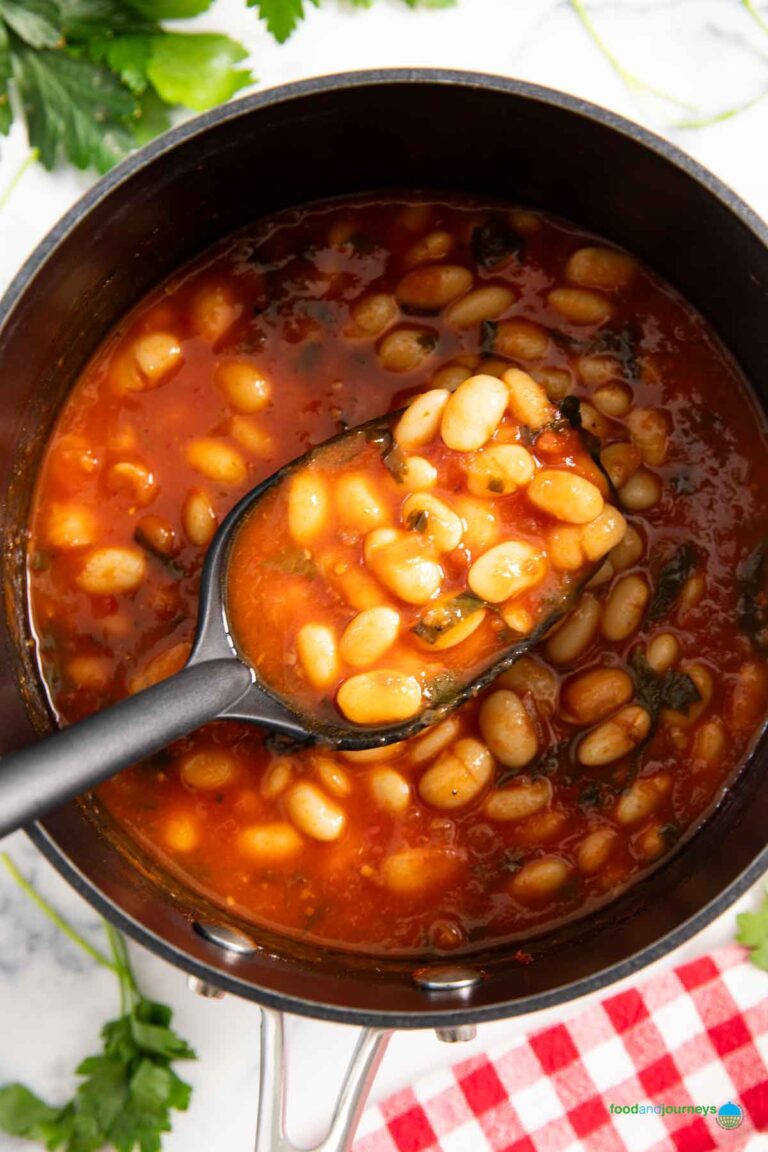Loubia (Moroccan White Bean Stew) - Food and Journeys®