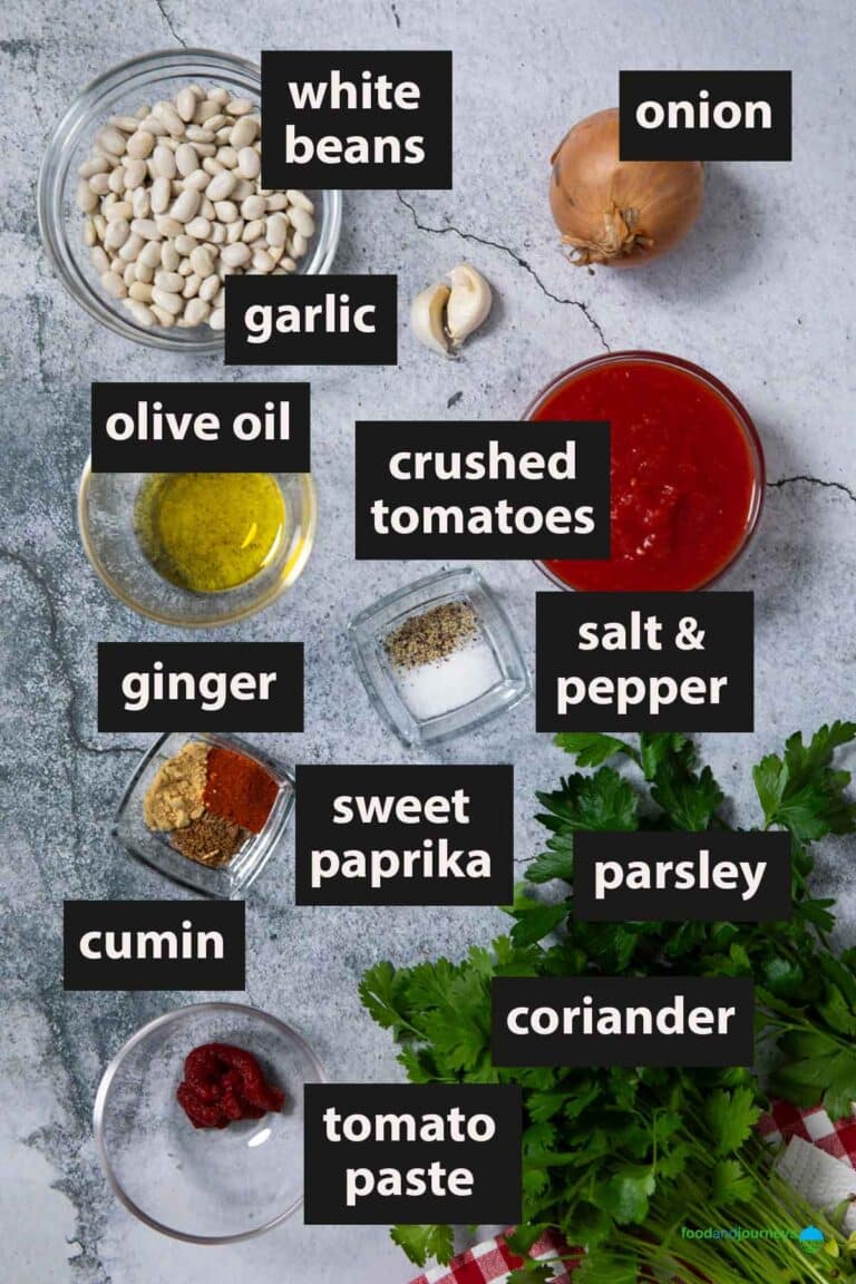 Loubia (Moroccan White Bean Stew) - Food and Journeys®