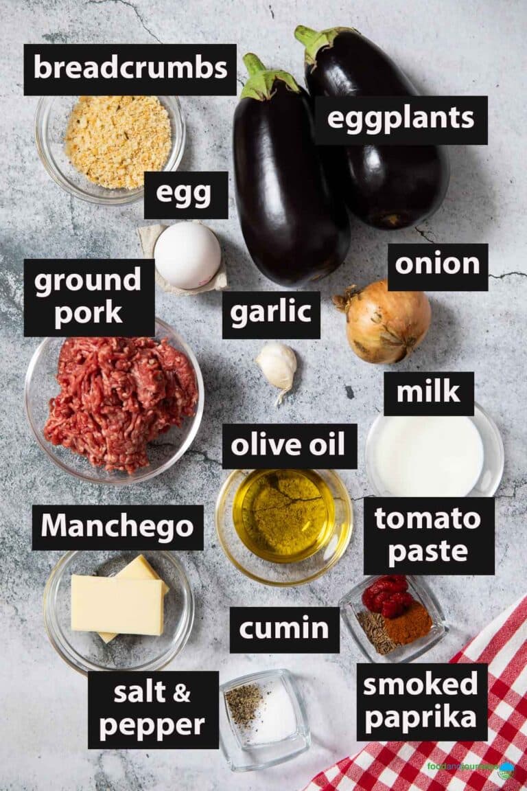 Spanish Stuffed Eggplants (Berenjenas Rellenas) - Food and Journeys®