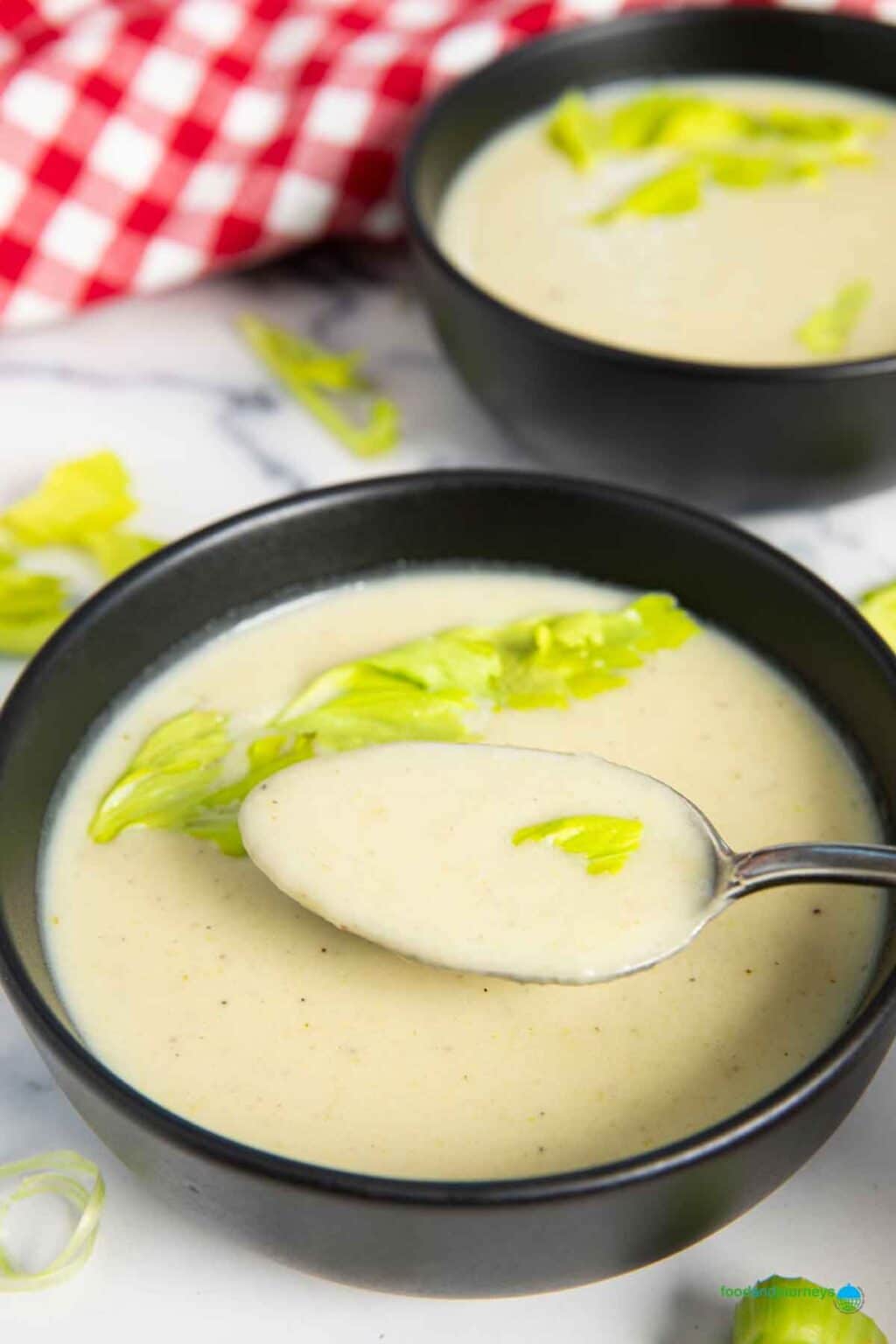 English Celery Soup - Food and Journeys®
