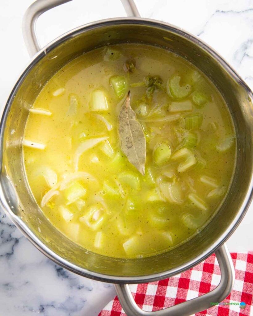 English Celery Soup - Food and Journeys®