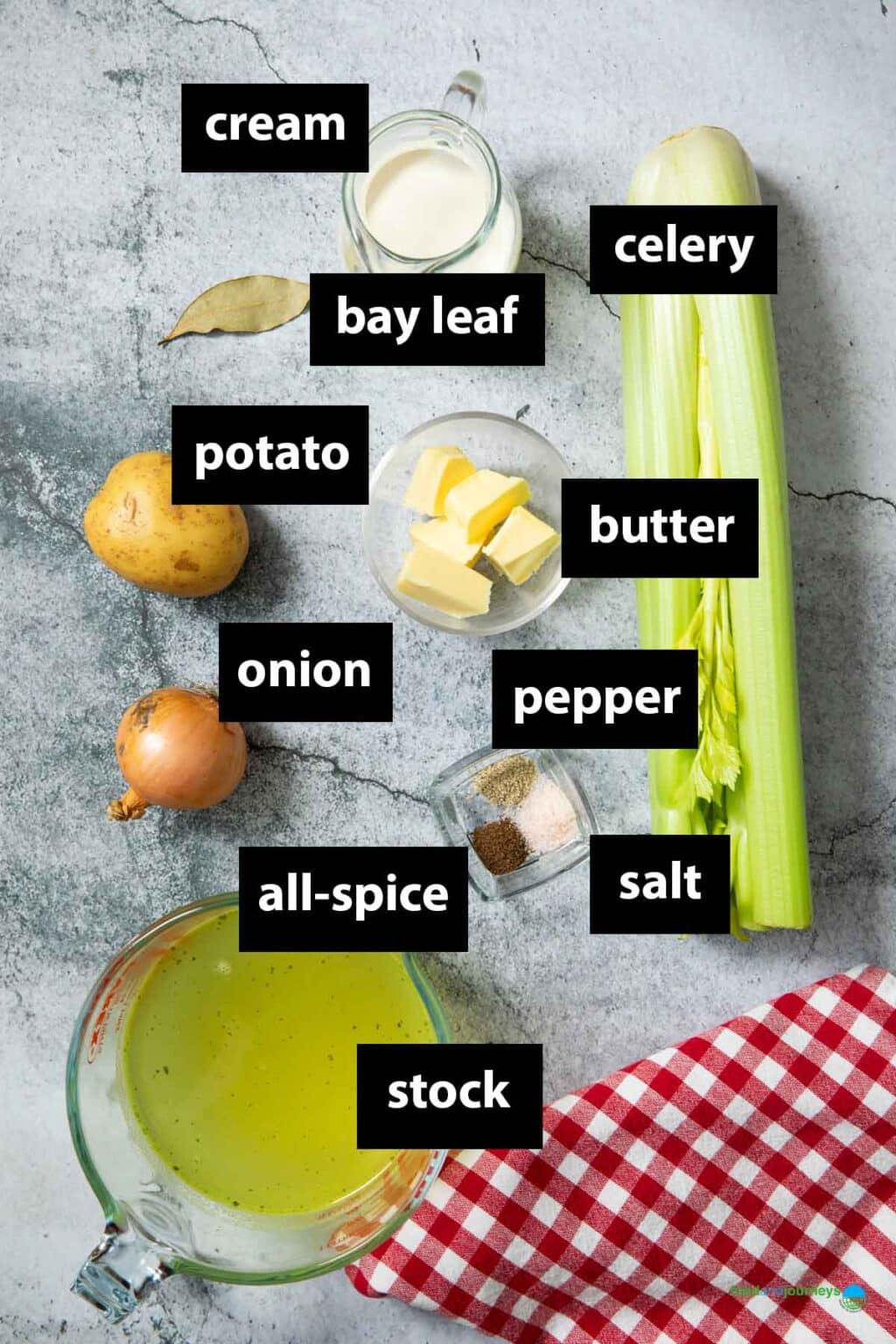 English Celery Soup - Food and Journeys®